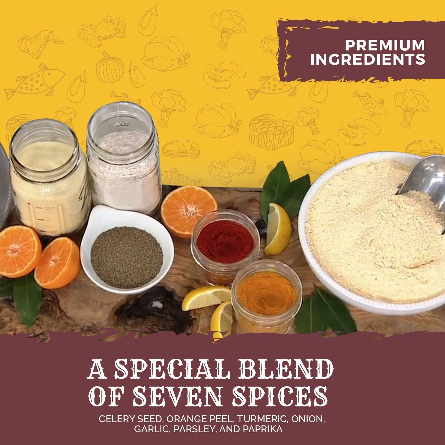 Joe's Gourmet Fish Fry Seafood Breading Mix - As Seen on Shark Tank ...