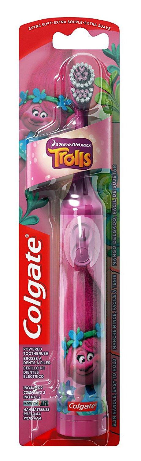 Poppy Trolls Kids Toothbrush Bundle - Includes Powered Toothbrush, Mild ...