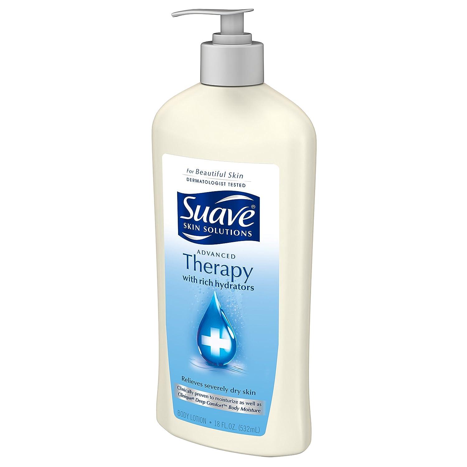 Suave Skin Solutions Body Lotion Advanced Therapy 18 oz - Hydrating and ...