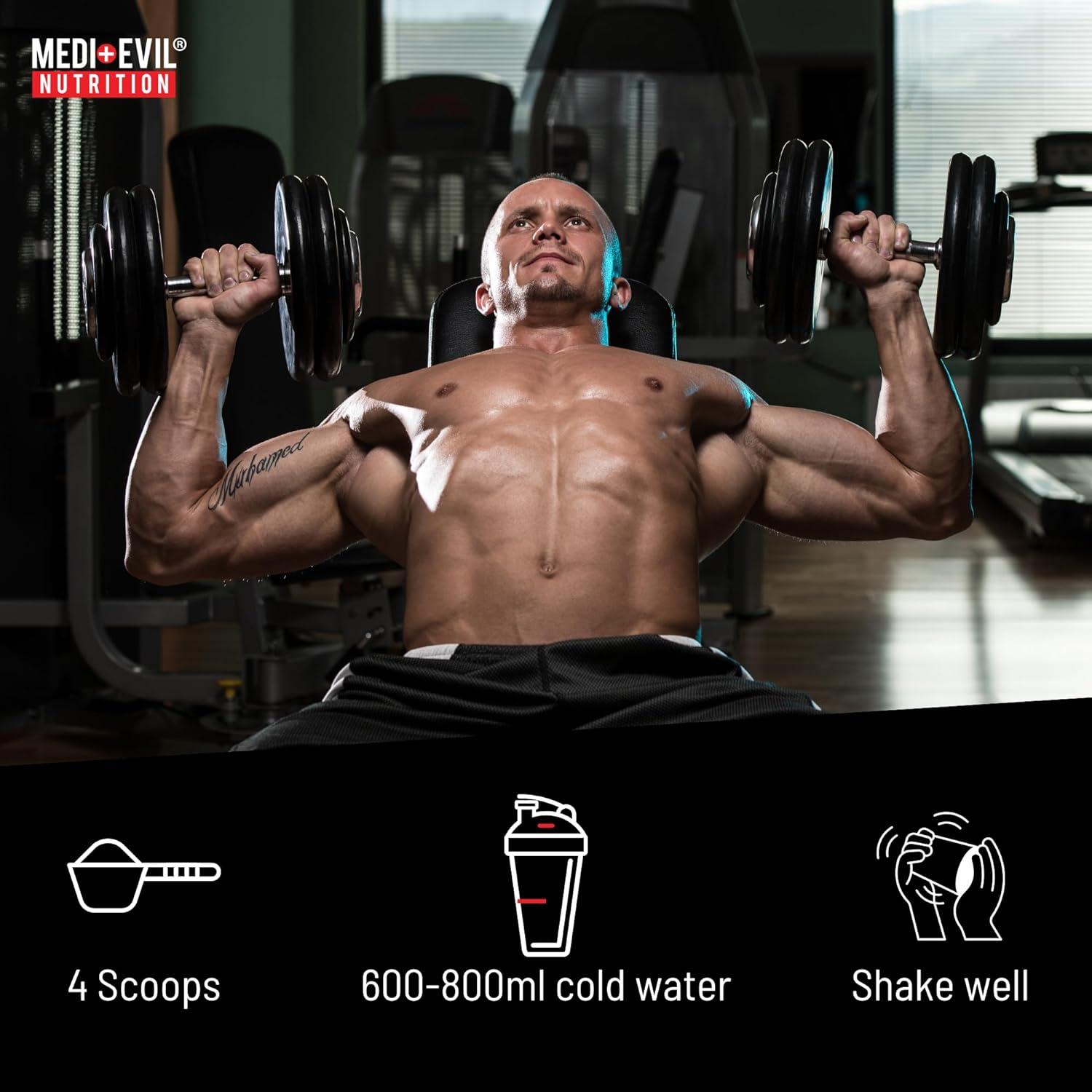 Medi-Evil Nutrition Purely Mass Gainer Protein Powder Chocolate Flavour ...