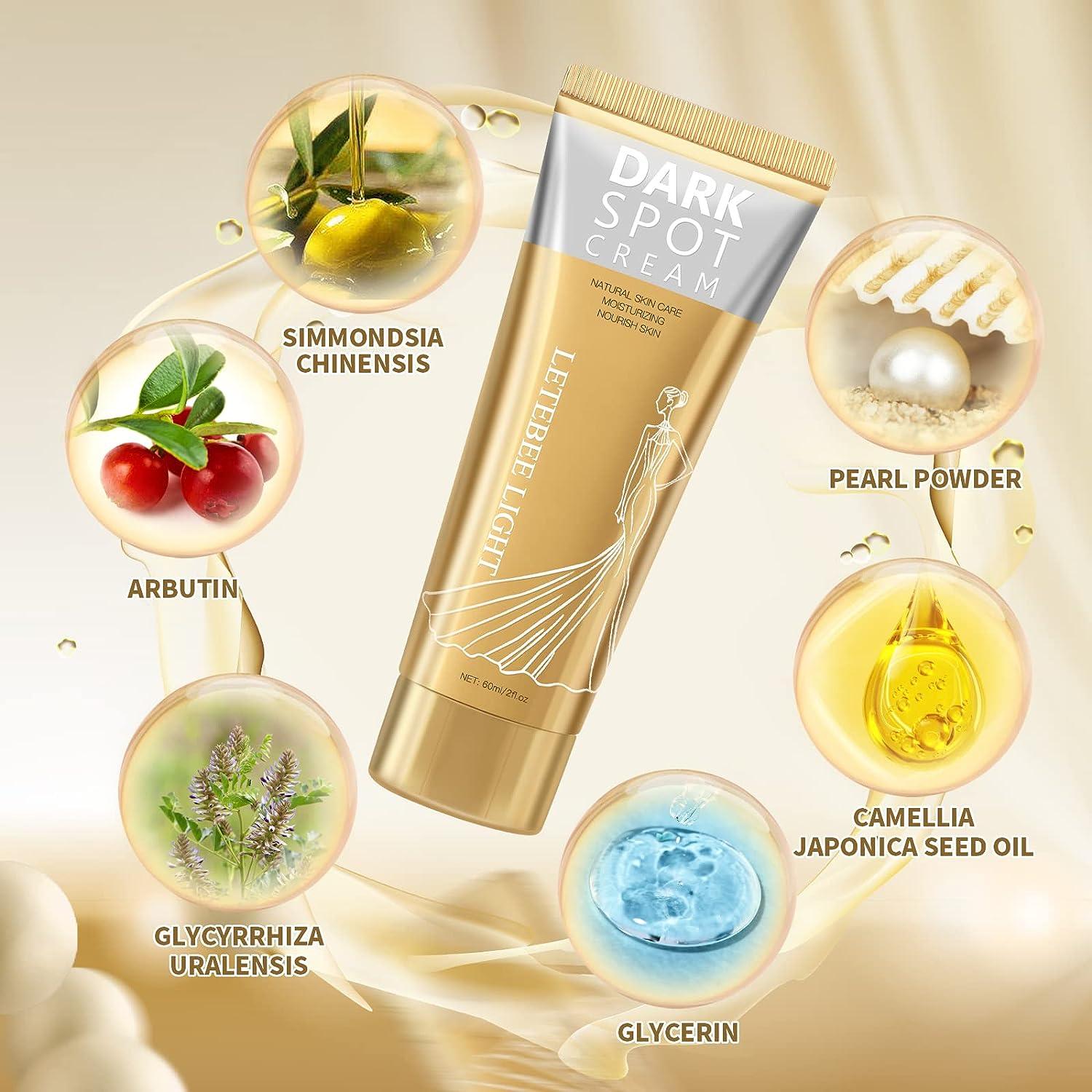 Letebee Dark Spot Corrector Cream | Hyperpigmentation & Dark Armpit Remover | Moisturizing Body ...