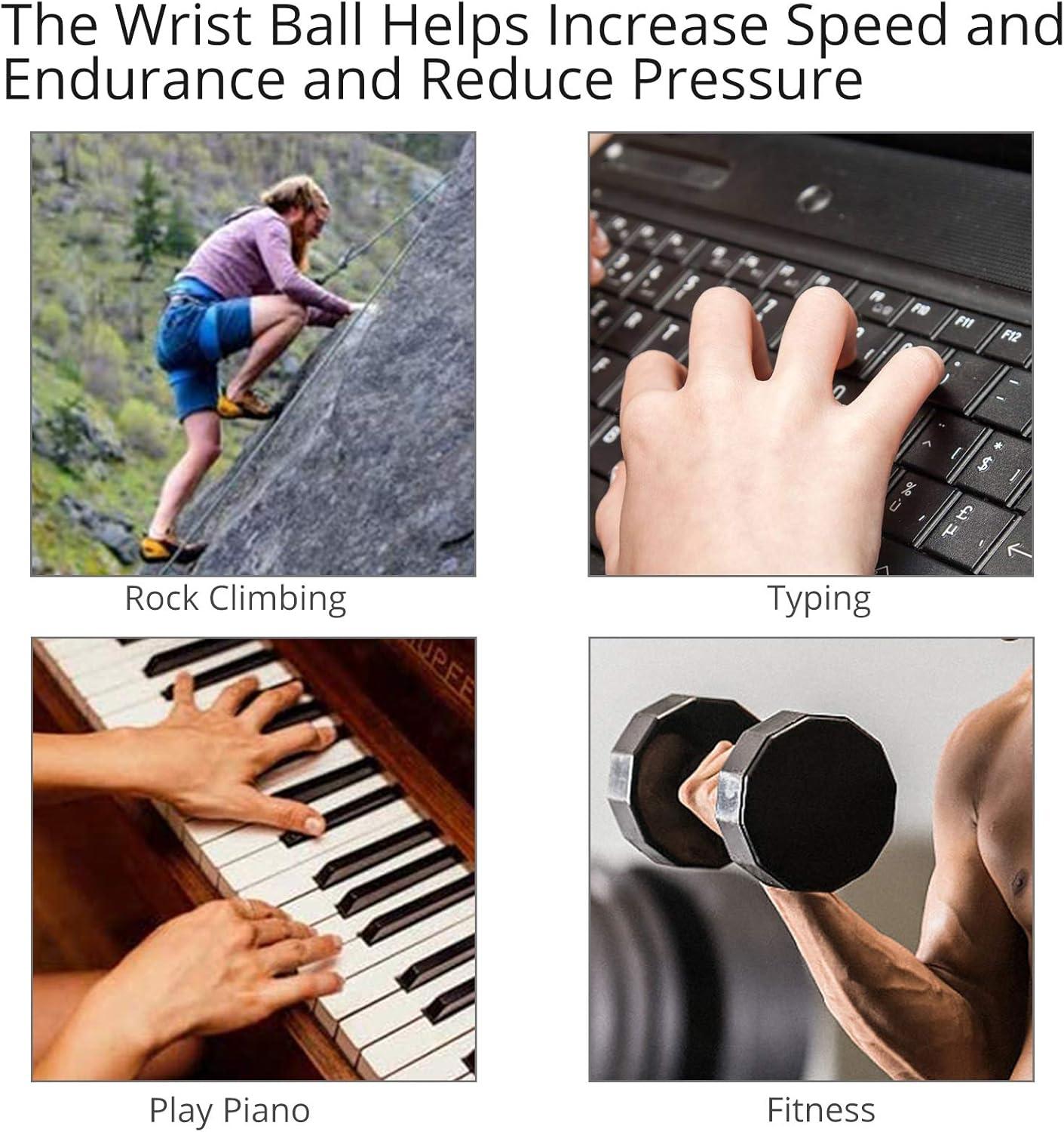 Colfuline Energyball: LED Gyroscopic Hand Trainer for Grip Strength ...