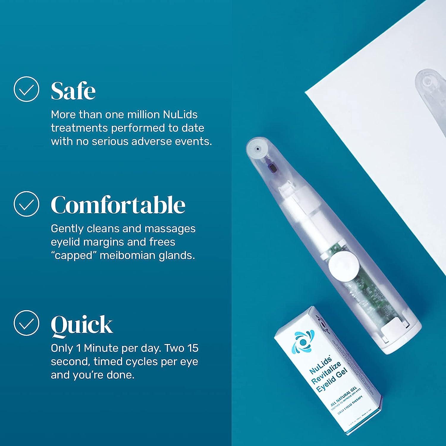 NuLids Dry Eye Relief Therapy Device - Long Lasting Alternative to Eye ...