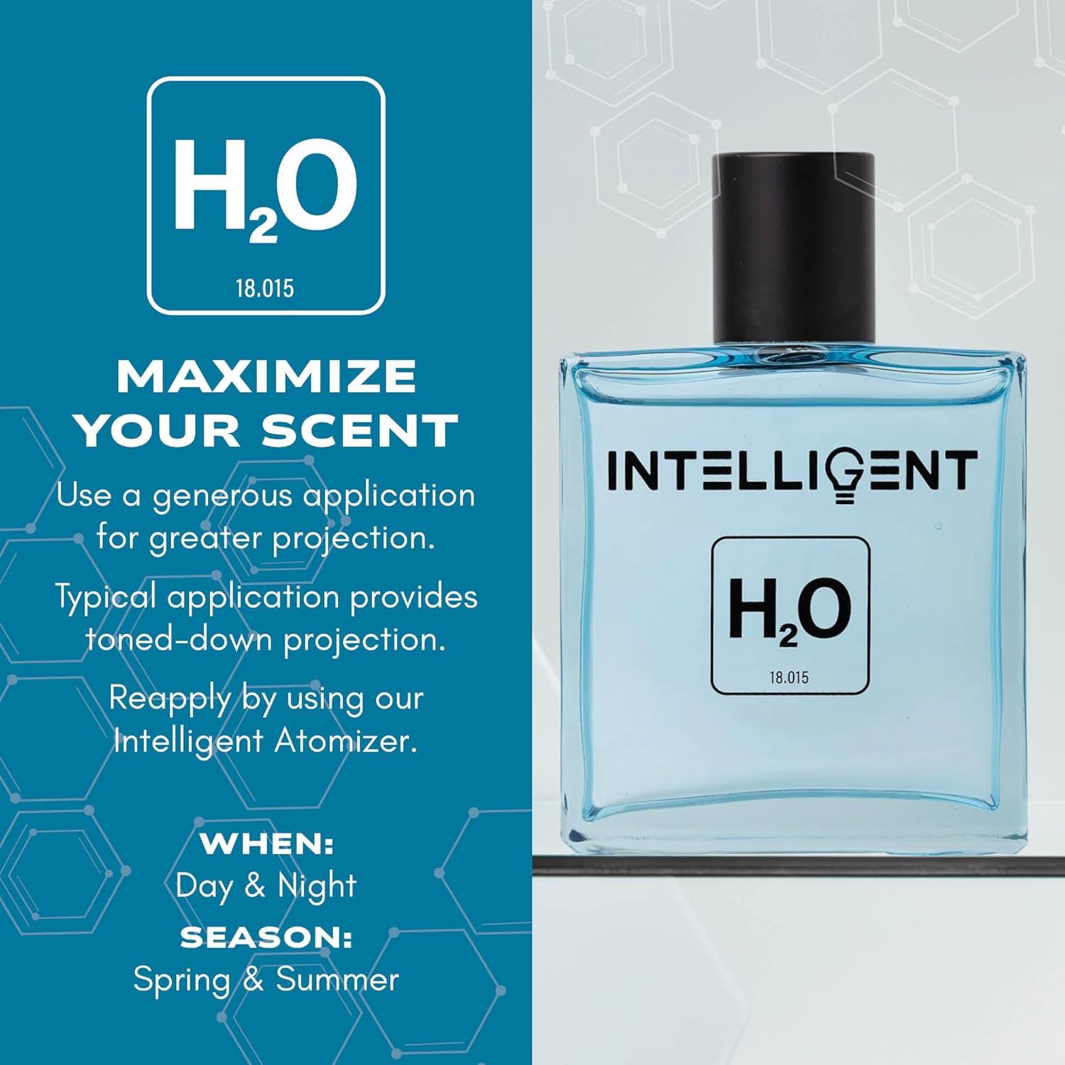 Intelligent H2O | Aquatic Bold and Refreshing | Eau de Parfum for Men ...