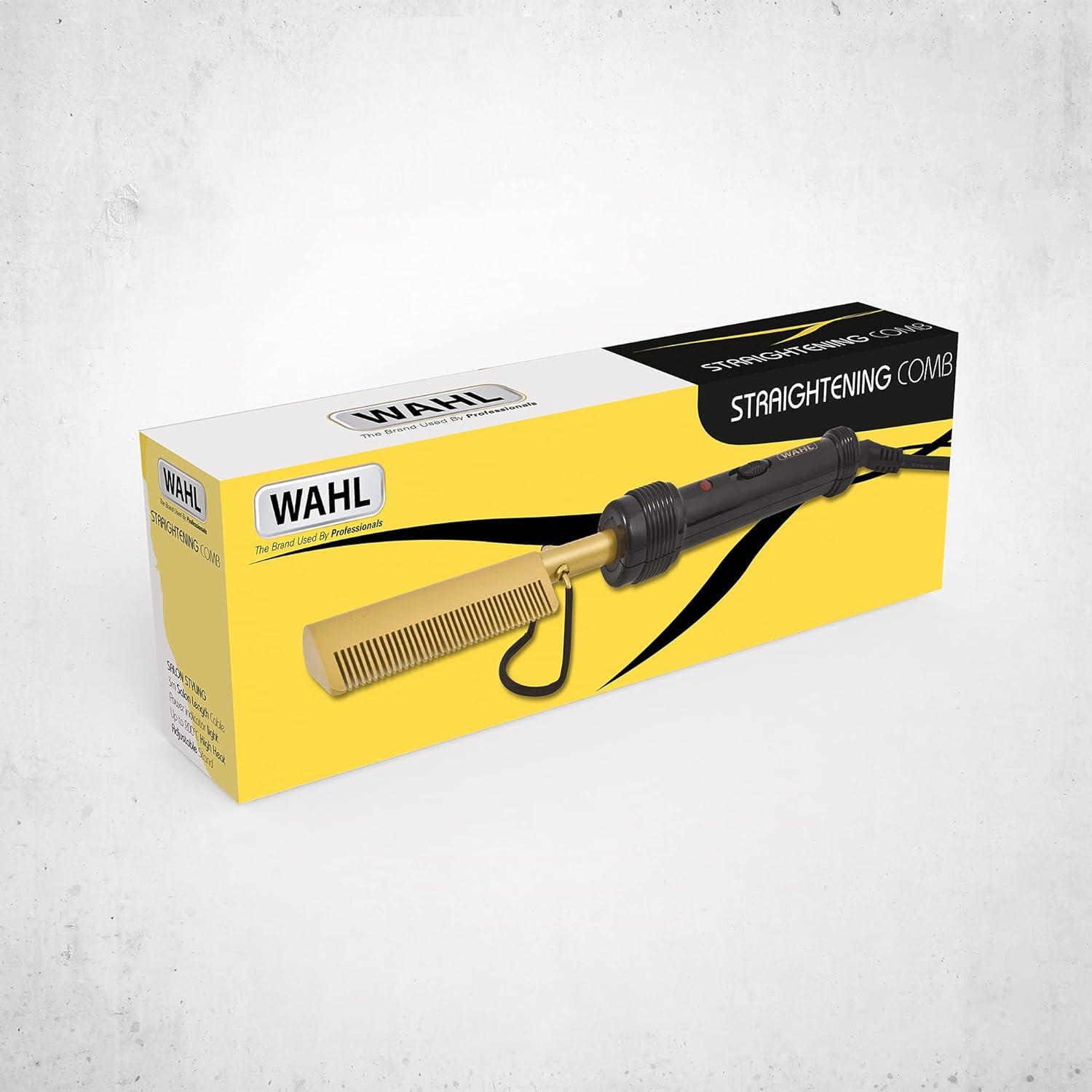 WAHL Hot Comb Afro-Caribbean Hair Straightening Comb - Fine Teeth ...