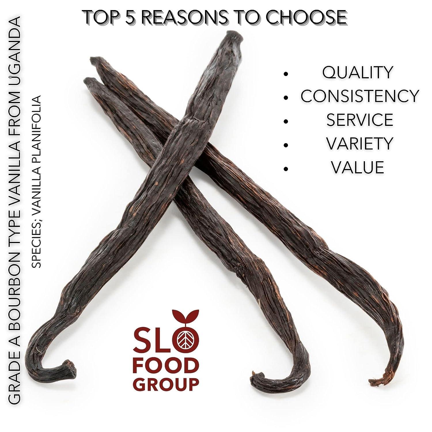 Slofoodgroup Gourmet Vanilla Beans - Grade A Uganda Bourbon Vanilla ...