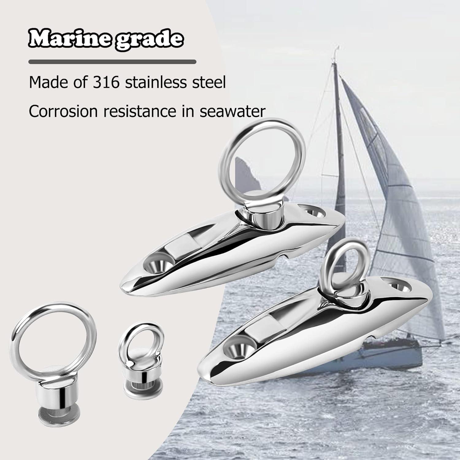 Quick Release Fender Hanger 316 Stainless Steel | Pack of 2 | Marine ...