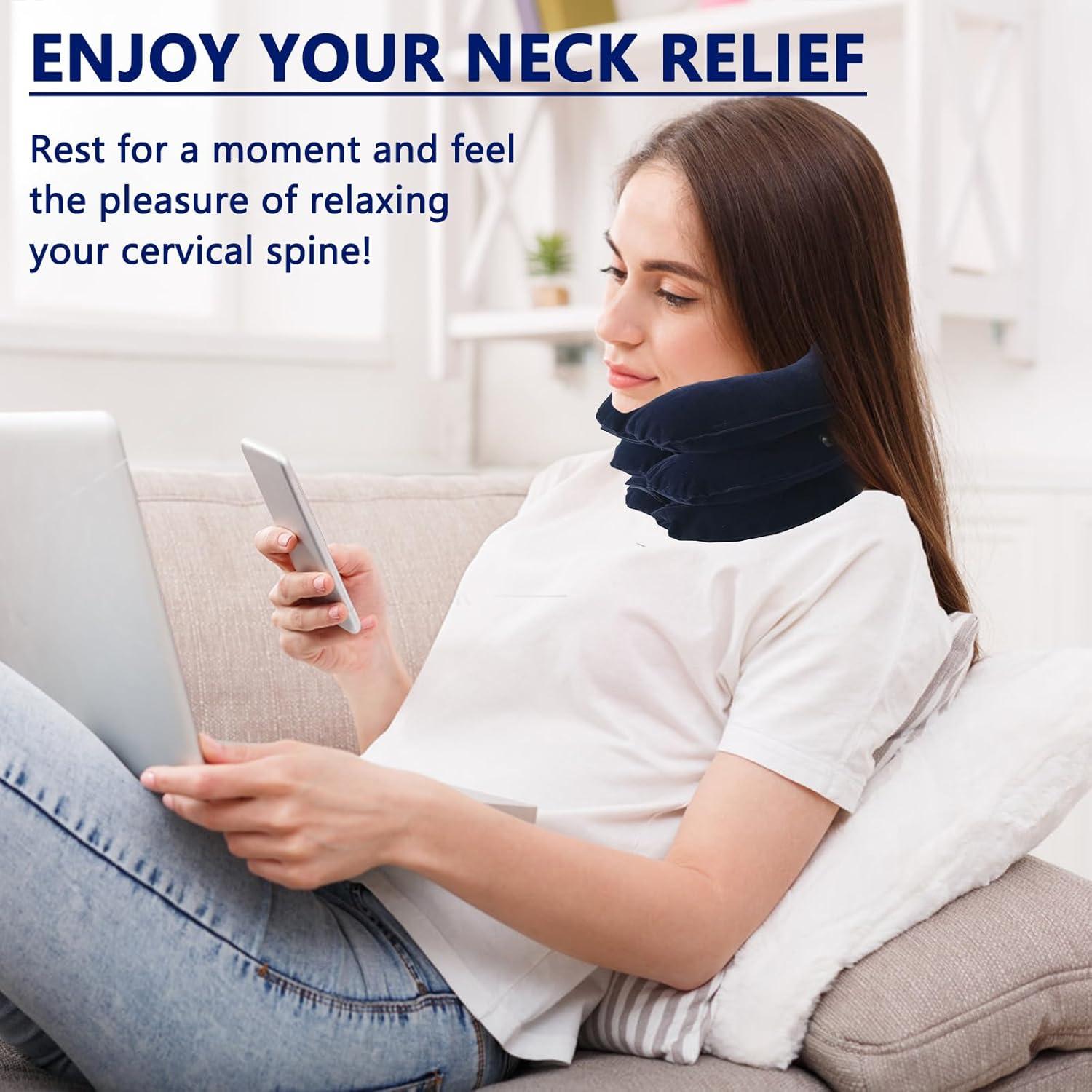 Buy Smtelegance Cervical Neck Traction Device - Adjustable Neck Support ...