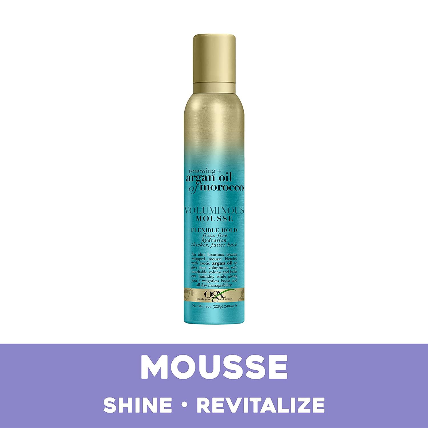 OGX Argan Oil of Morocco Volumizing Mousse - 8oz | Buy Now with Express ...