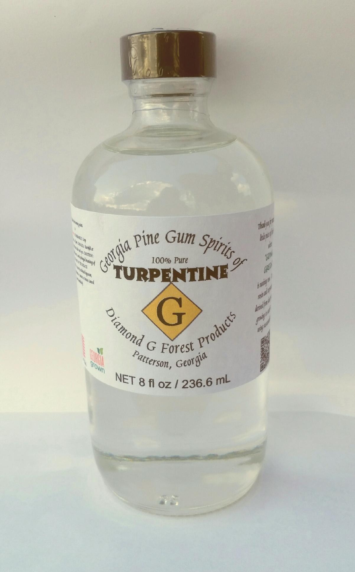 8 oz. Pure Gum Spirits of Turpentine - All-Natural Solution for Various ...