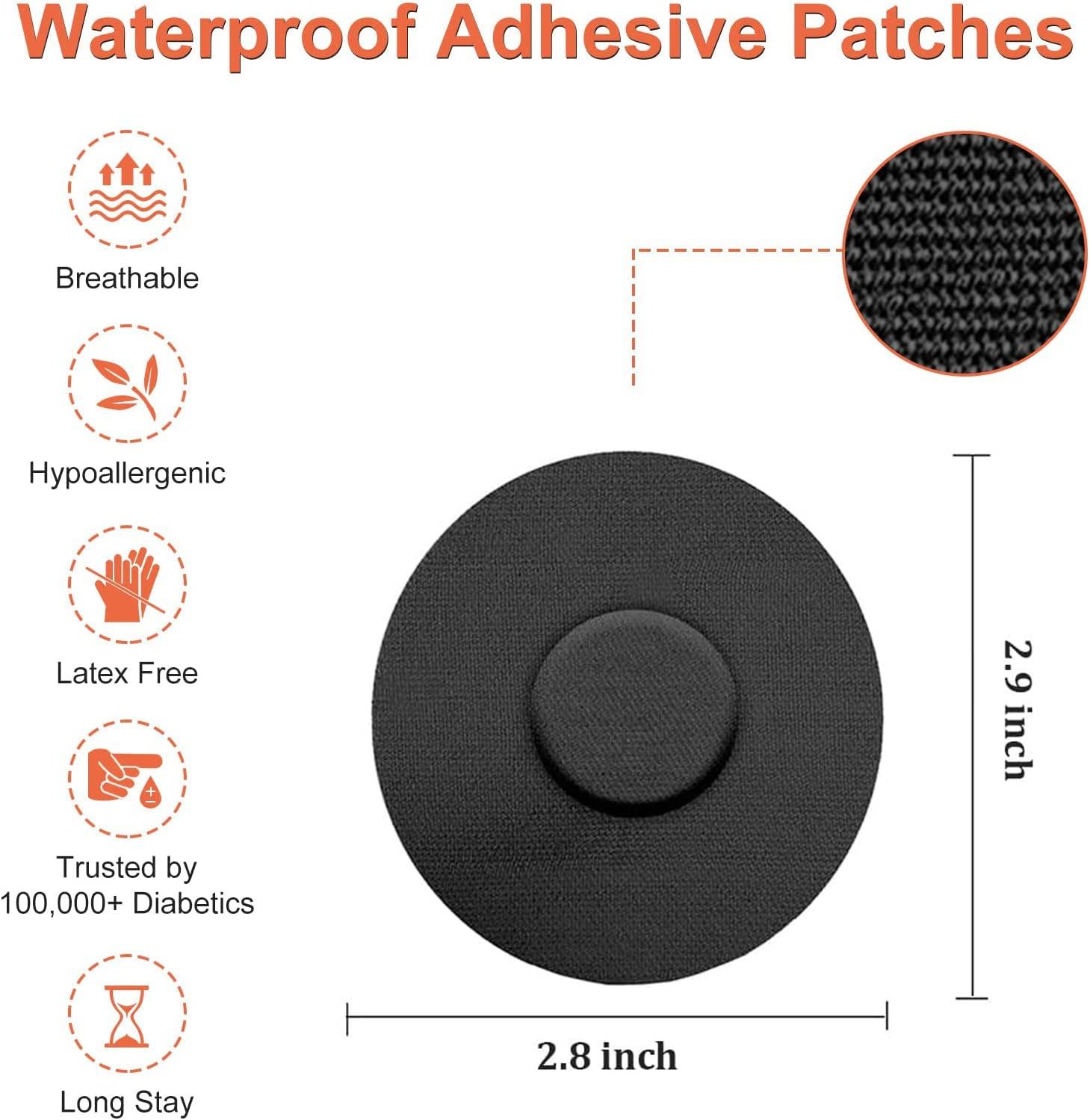 Adhesive Pavement for Freestyle Libre | 30 Waterproof Sensor Covers for ...