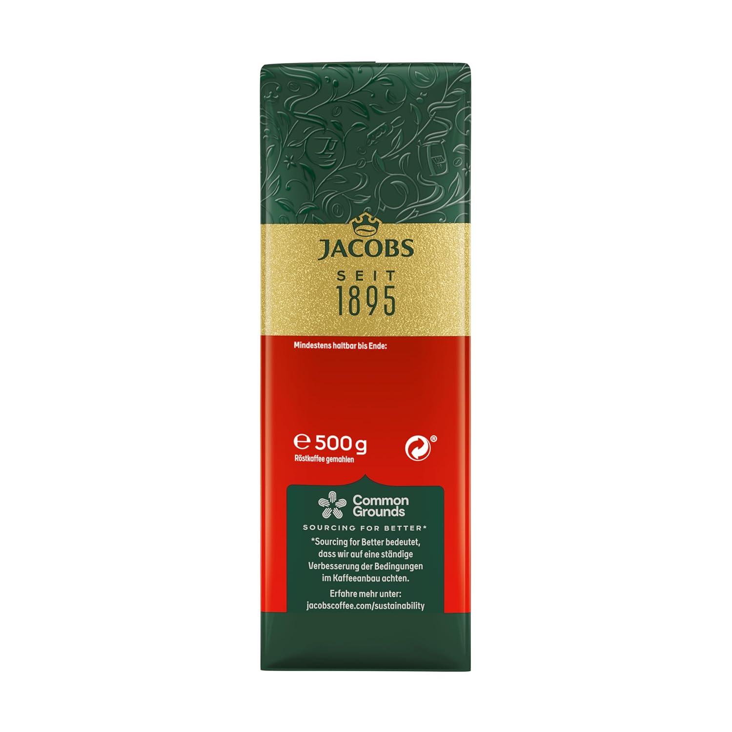 Buy Jacobs Filter Coffee Master Roast 500g - Premium Ground Coffee for ...