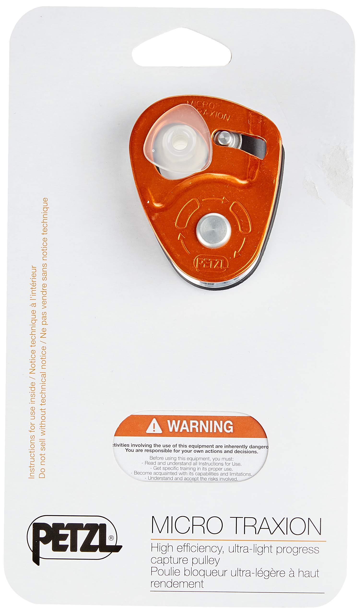 Petzl Micro Traxion Pulley - One Size | Lightweight Versatile Climbing ...