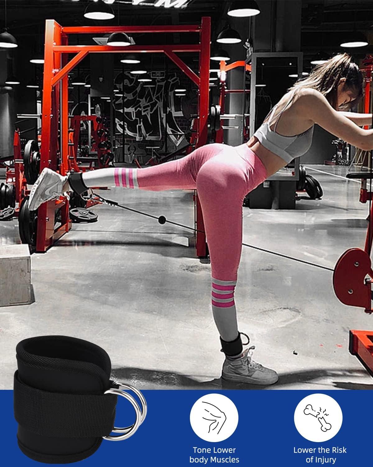 Pack of 2 Foot Loops Cable Pulls with D-Rings & Carabiners - Kickbacks ...