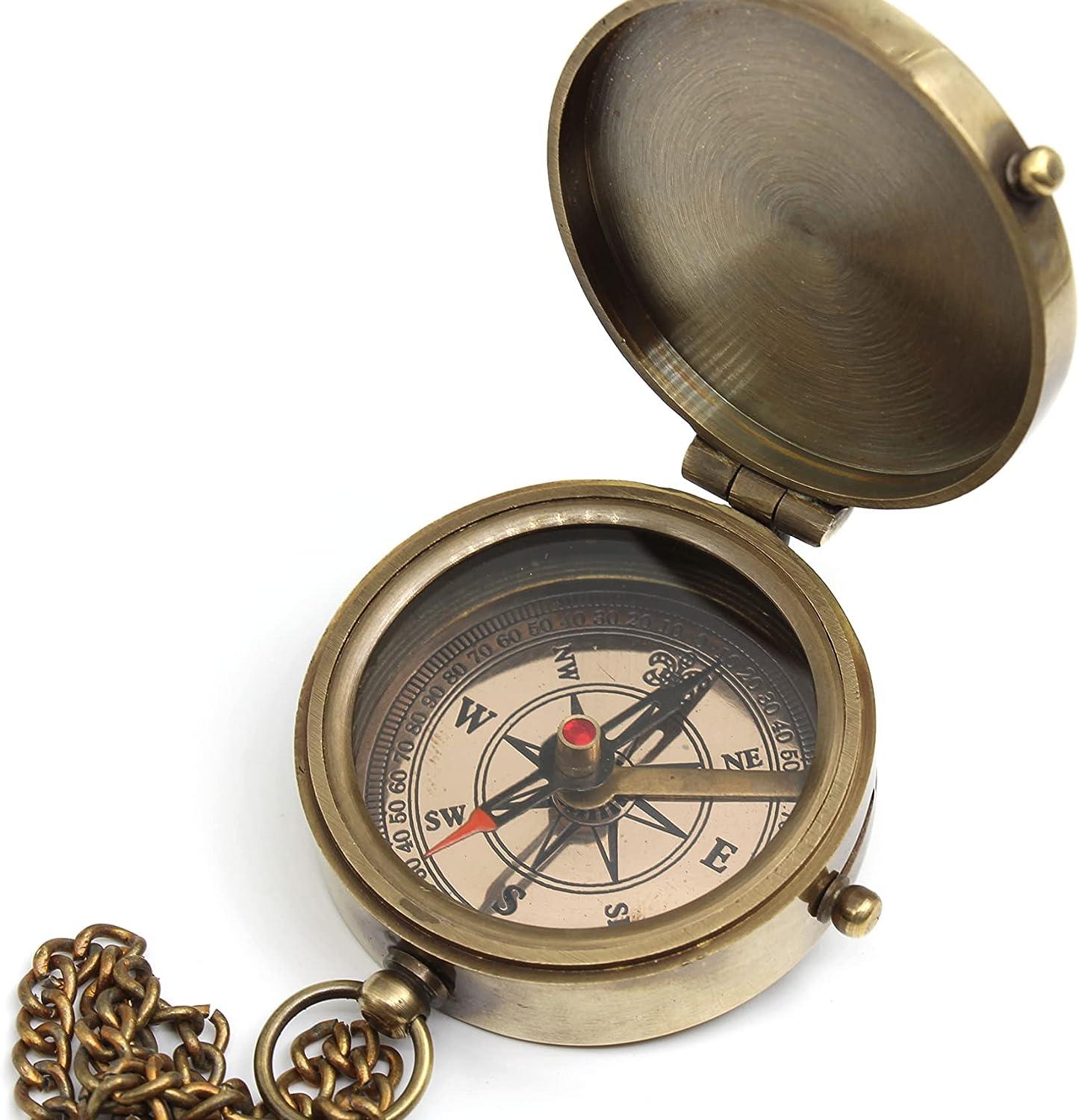 Peter Pan Engraved Brass Compass - Second Star to The Right by J. M ...