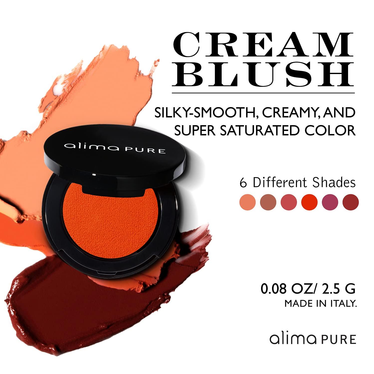 Alima Pure Cream Blush: Talc-Free Lip & Cheek Tint for Natural Satin ...