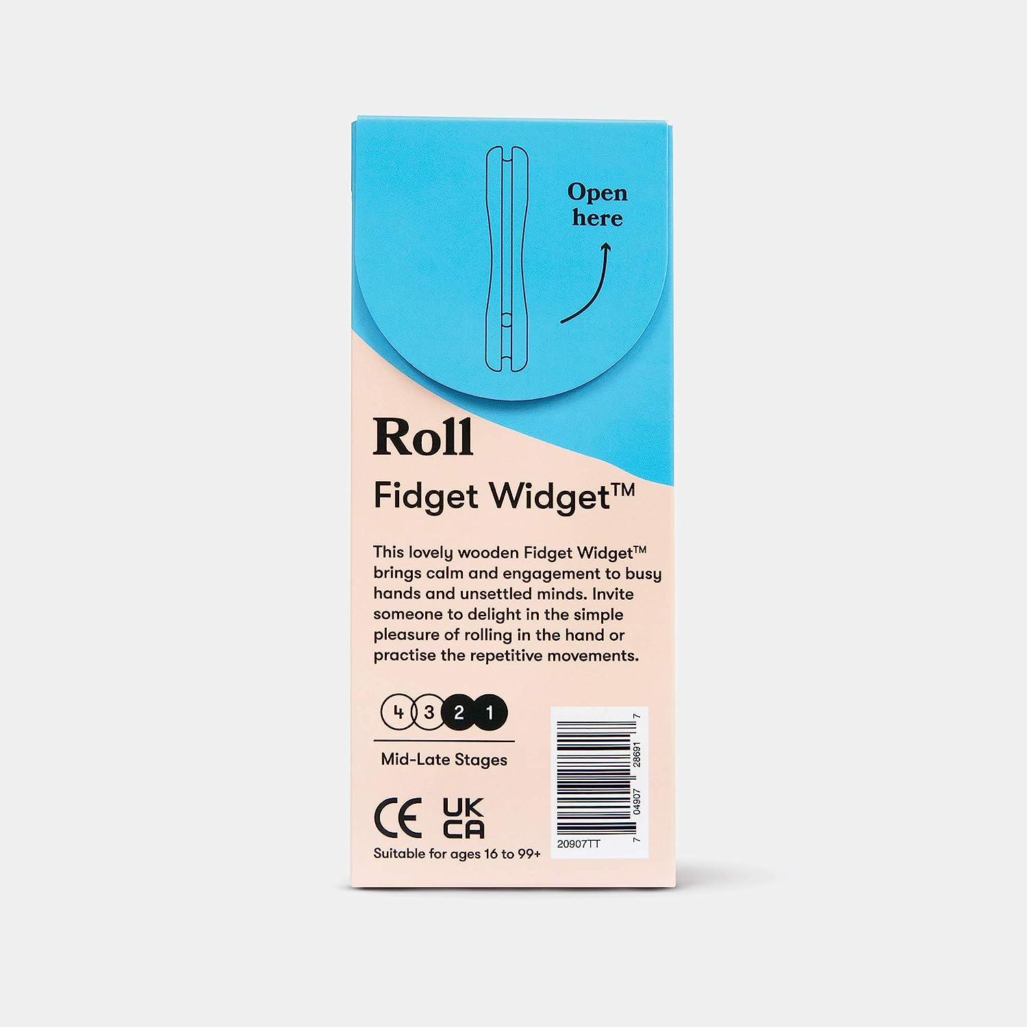 Relish Adult Fidget Toy - Wooden Roll Fidget Widget for Alzheimers ...