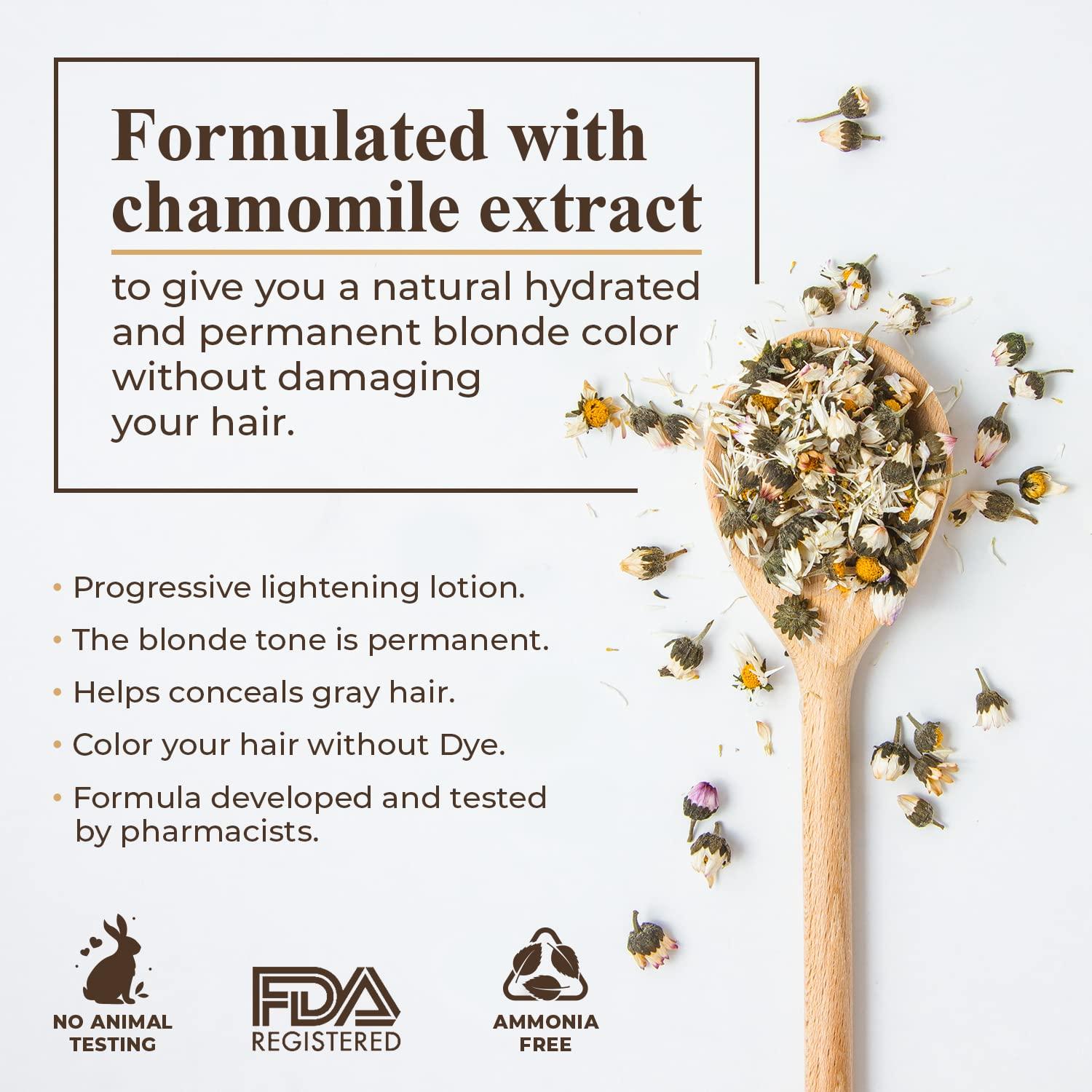 Camomila Intea Hair Lightener with Chamomile Extract - 3.4 Oz (2 Pack ...