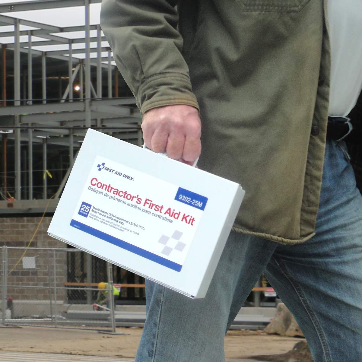 First Aid Only 178 Piece Contractor's First Aid Kit (9302-25M ...