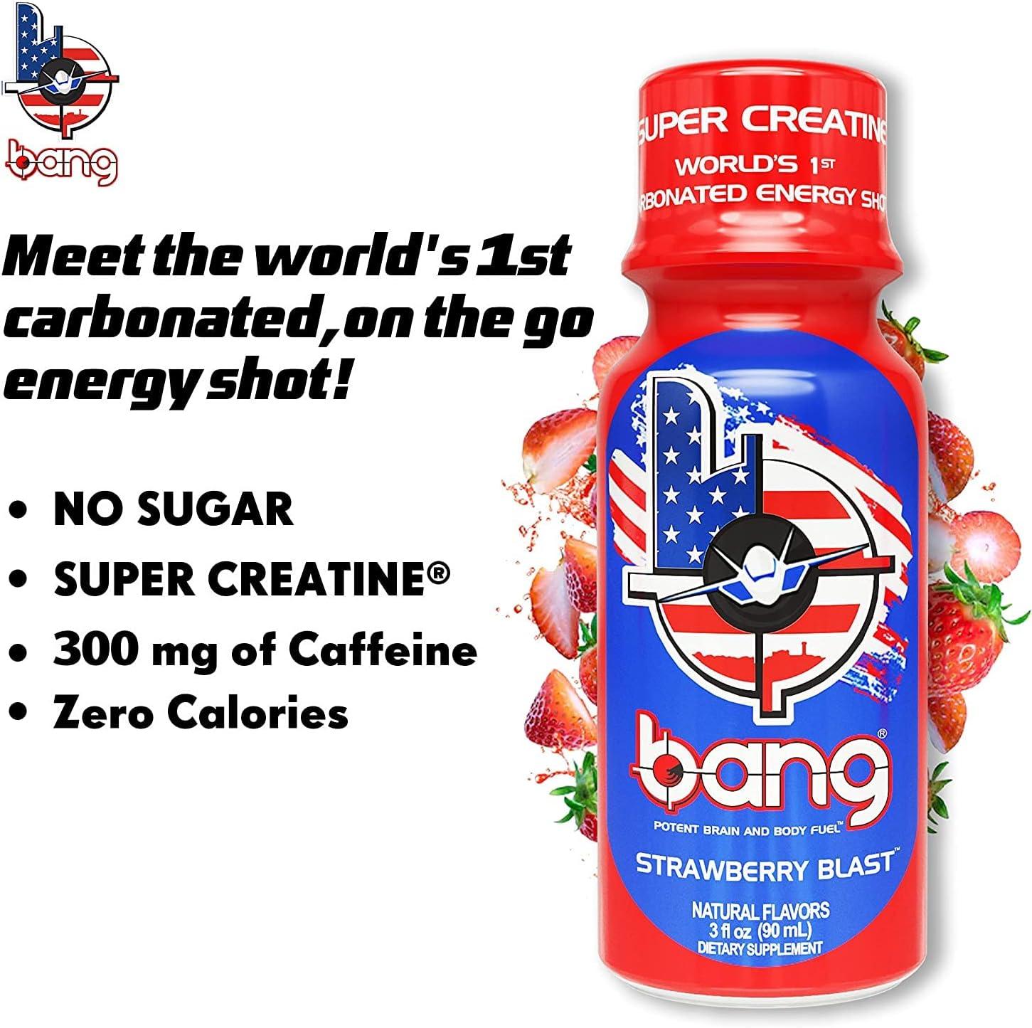 VPX Bang Military Shots 12-Pack - Sugar-Free Energy Shot with Caffeine ...