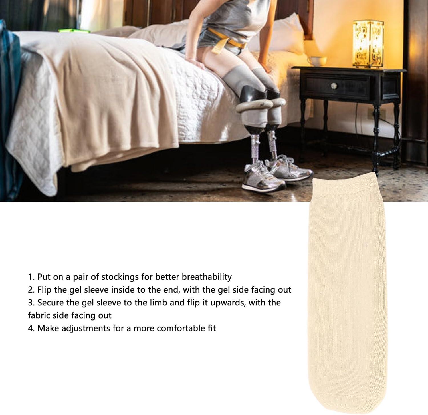 Amputee Socks Stump Shrinker Secure Fit for Below Knee Prostheses ...