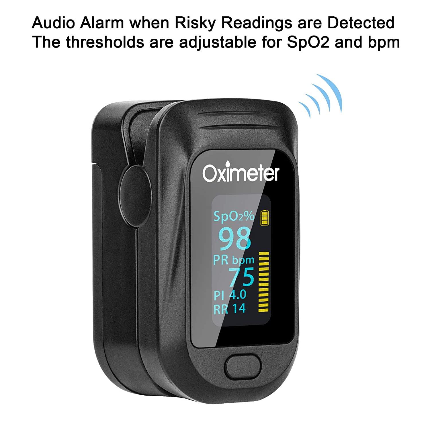Tomorotec Fingertip Pulse Oximeter - Accurate SpO2 & PR Monitor for ...