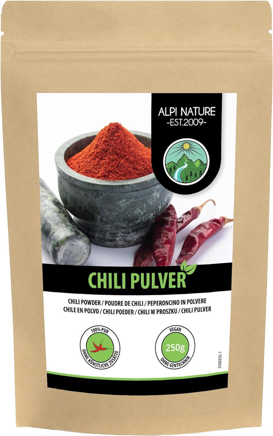 Chili powder (250g 8.8oz) ground chili peppers 100% natural and without ...