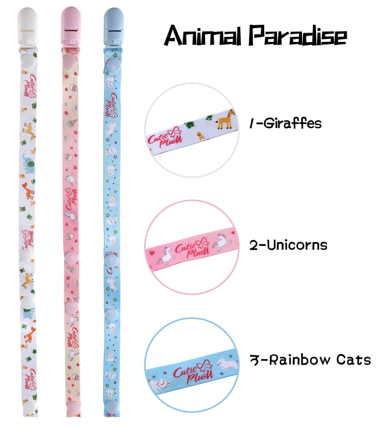Barefoot Dreams Barbie Collection CutiePlusU Adult Pacifier Clip 2-Pack ...