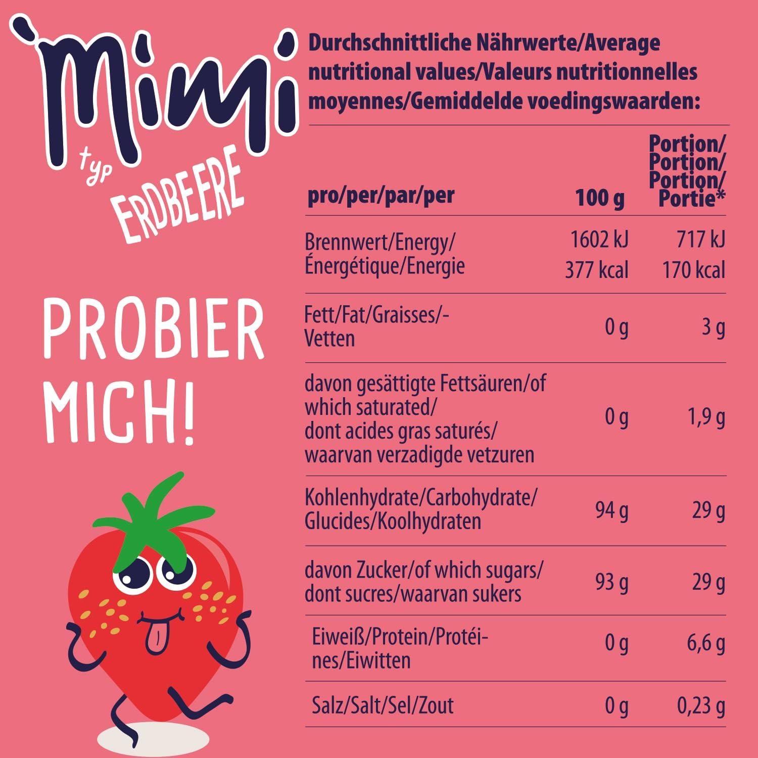 Mimi Milk Mix Strawberry Drink Powder - 2 x 400g | Soluble in Warm ...