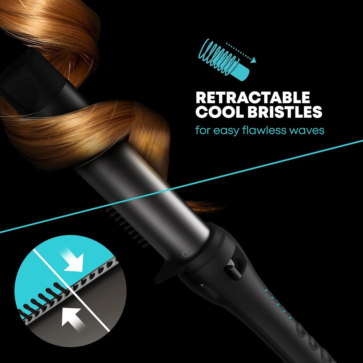 REVAMP Progloss Perfect Finish Waver - Ceramic Wave Wand with ...