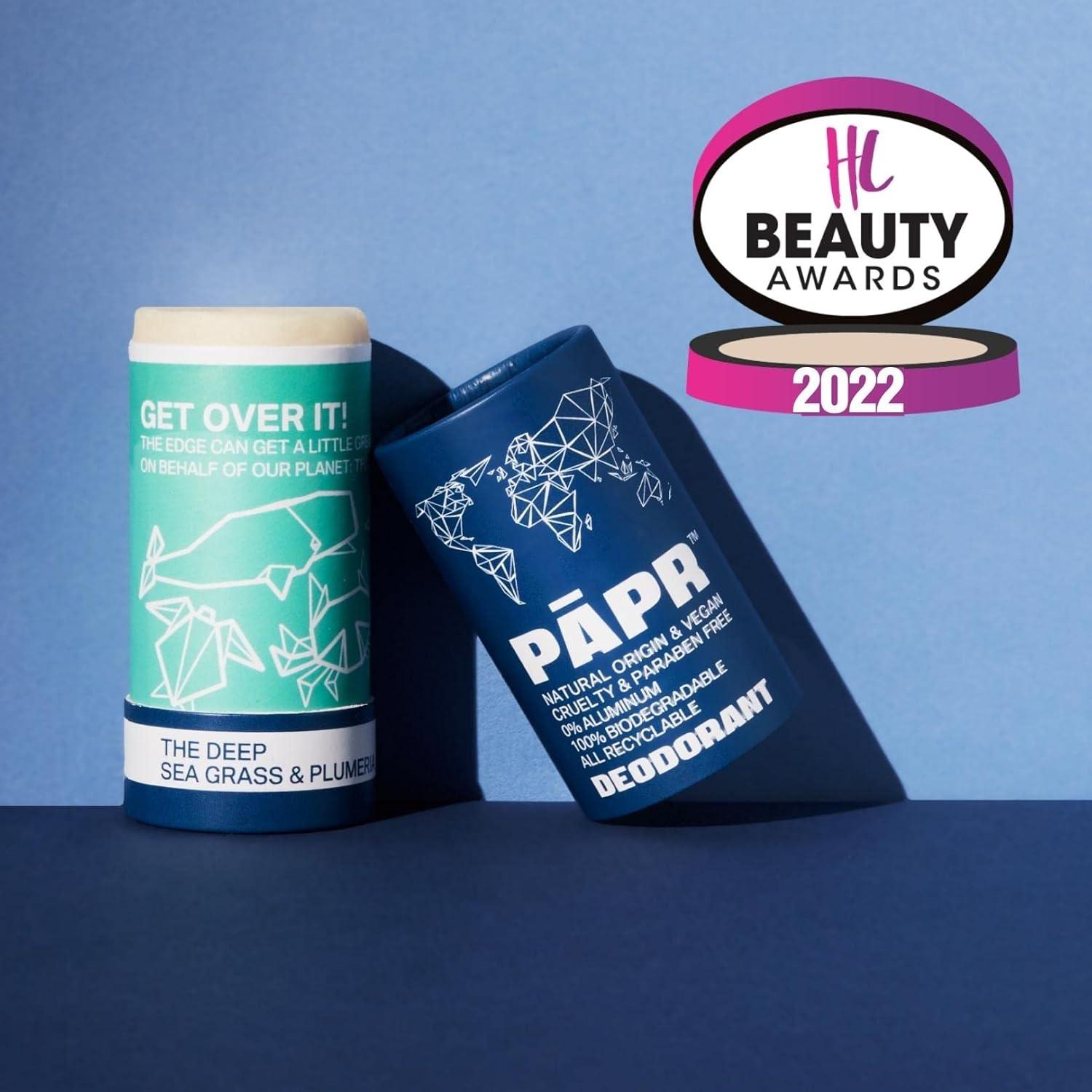 PAPR - Nature Powered Clinically Proven All Natural Deodorant in Zero ...