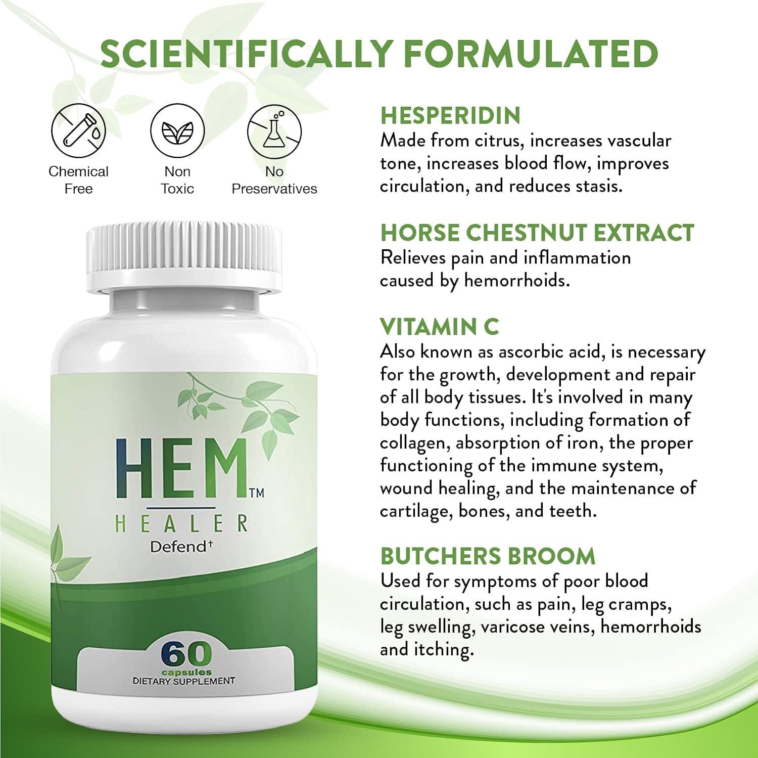 Hem Healer Defend - Natural Solution to Keep Hemorrhoids Away