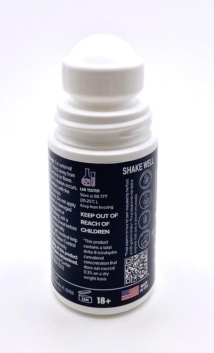 HMP Brands Menstrual Cramp Hemp Roll-On with Menthol 2000mg - Natural ...