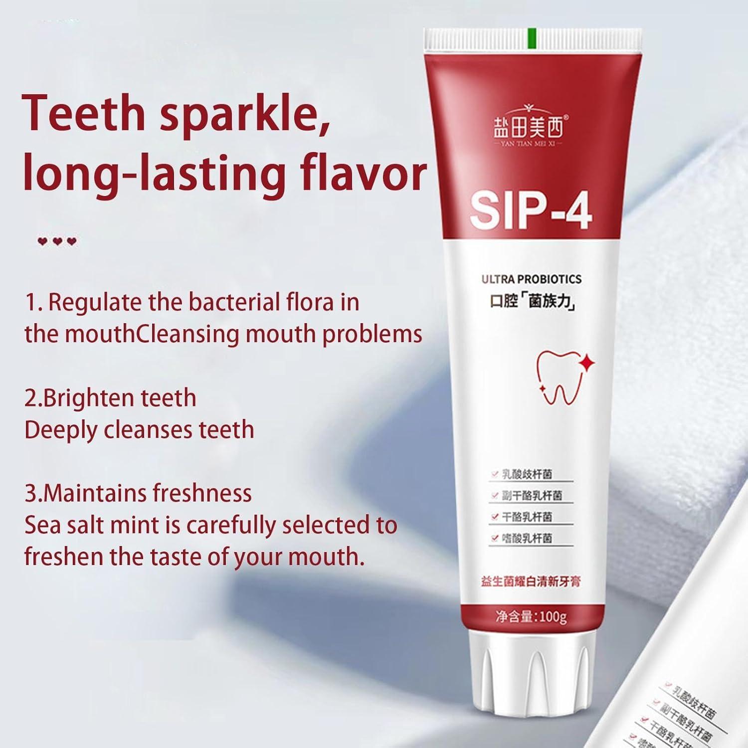 Yayashi SP-4 Probiotics Toothpaste 100g | Brightening & Stain Removal ...