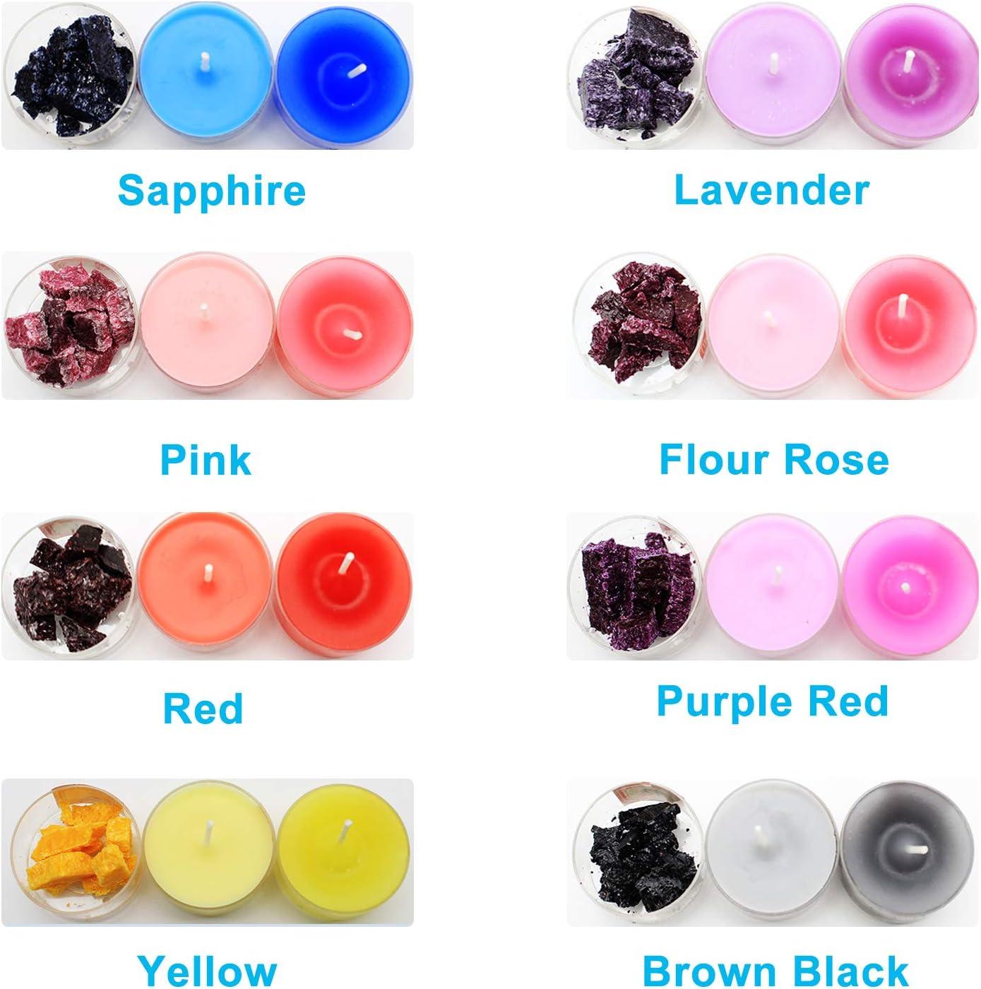 JBEIY Candle Dye Set - 16 Popular Colors for Vibrant Candle Making ...