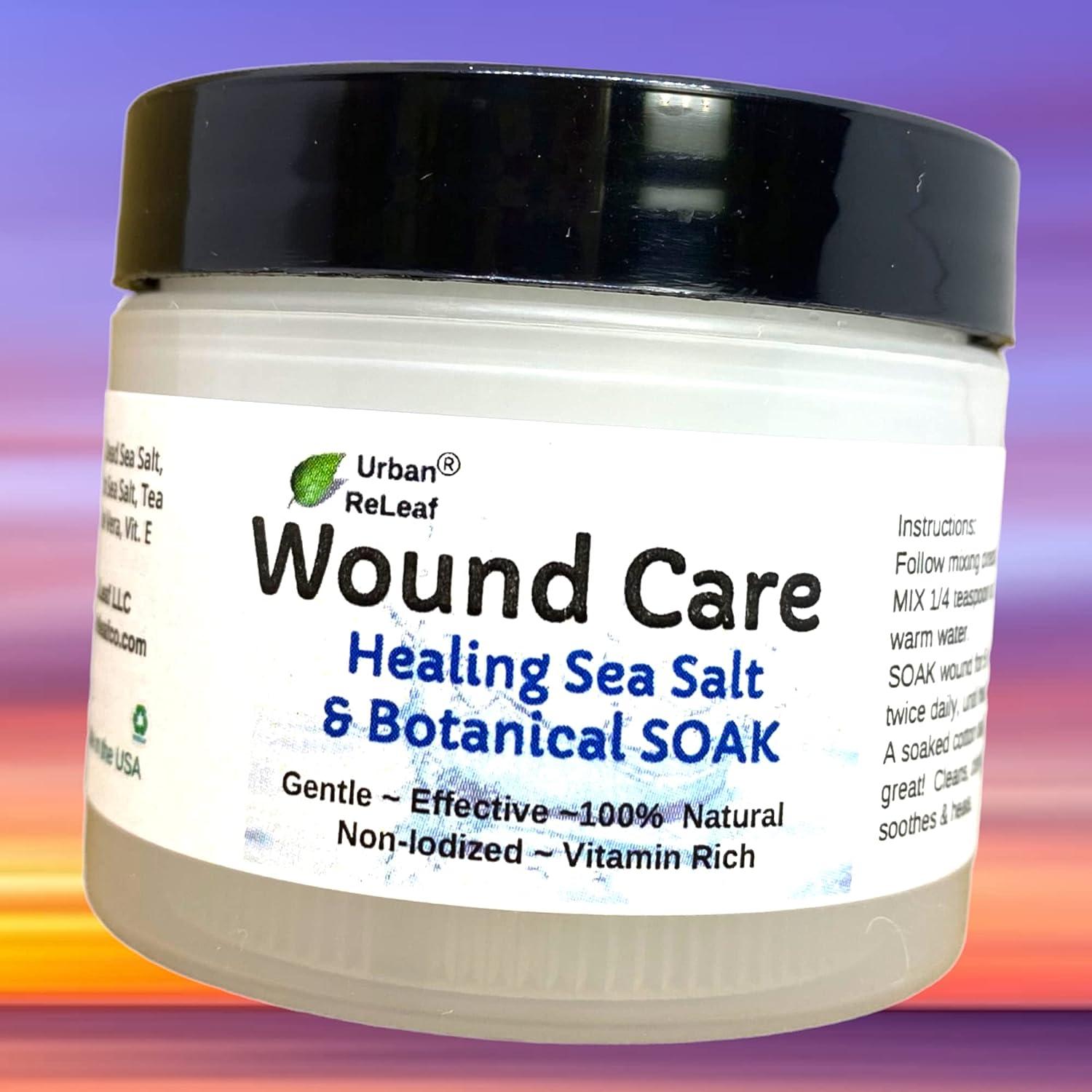 Urban ReLeaf Wound Care Sea Salt Botanical SOAK - Gentle & Effective ...