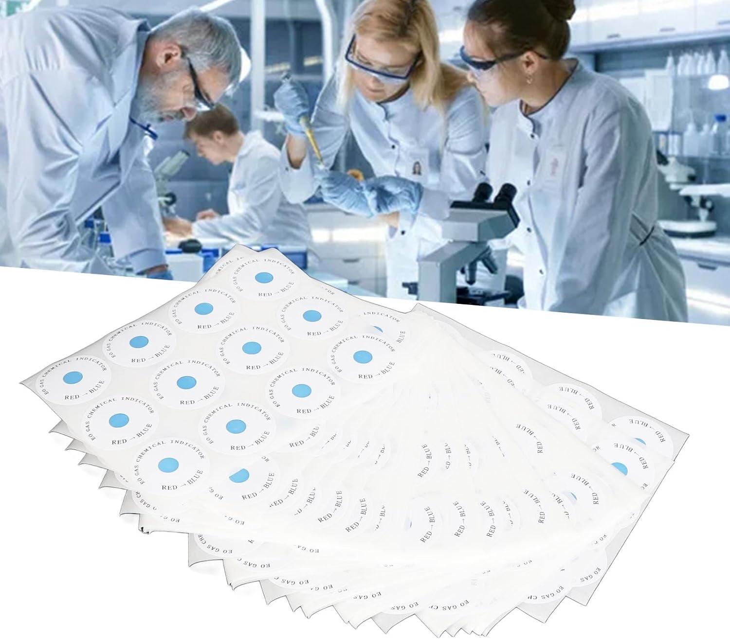 EO Indicator Stickers Copper Plate Sticker Color Changed Label for Garments