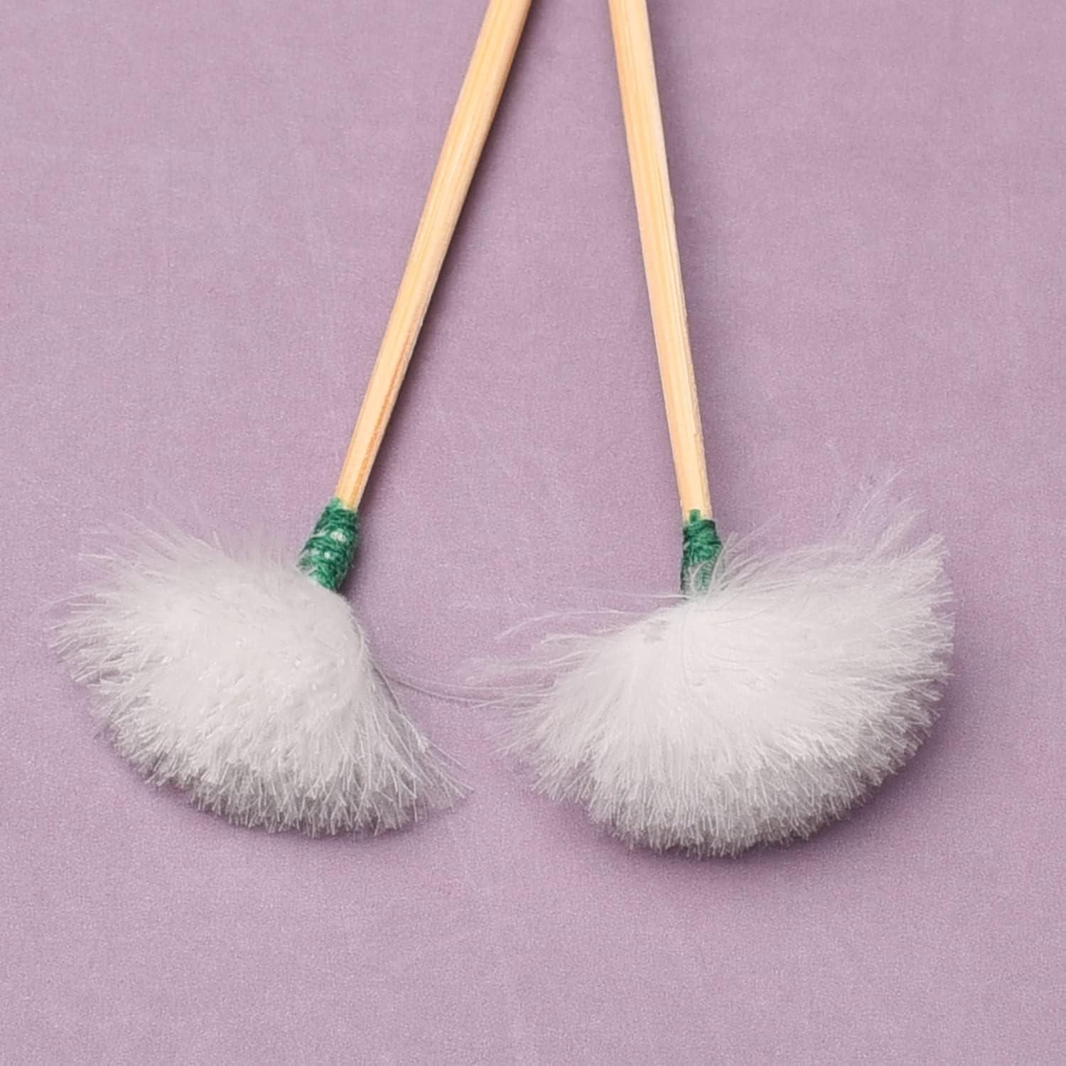 5-Piece Large Goose Feather Ear Pick Set - Ear Cleaning Tool & Wax ...