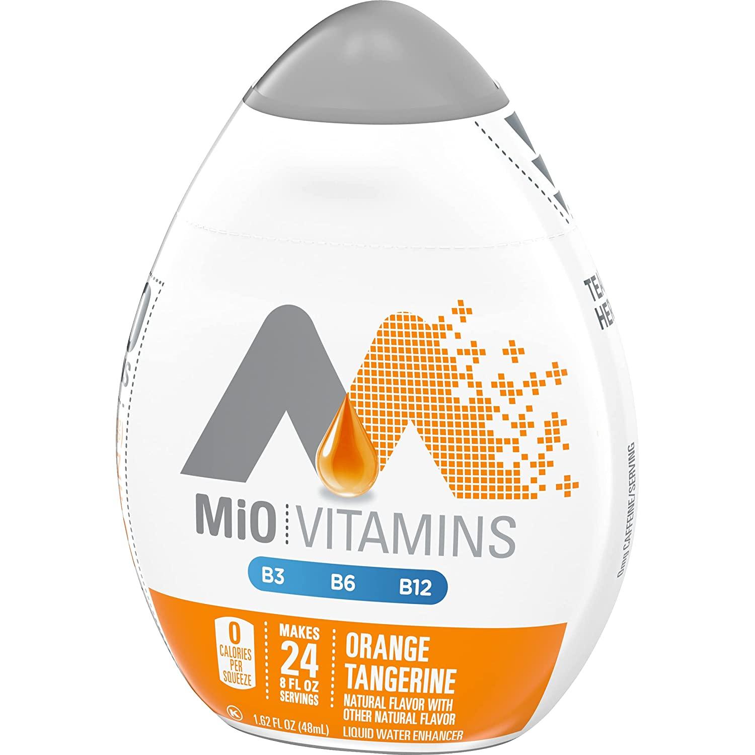 Mio Vitamins Liquid Water Enhancer Orange Tangerine 1.62 fl oz - Pack ...