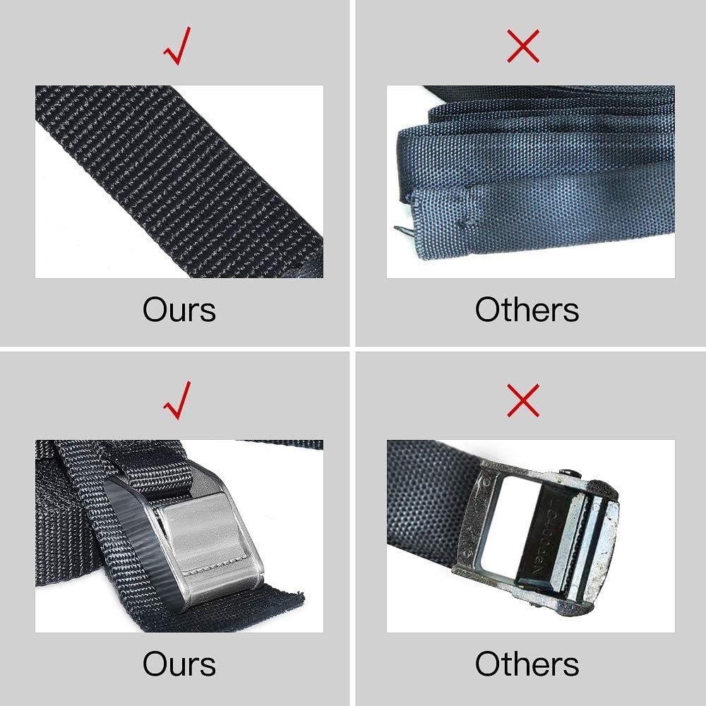 Premium No Scratch Tie Down Straps for Surfboards, Paddle Boards ...