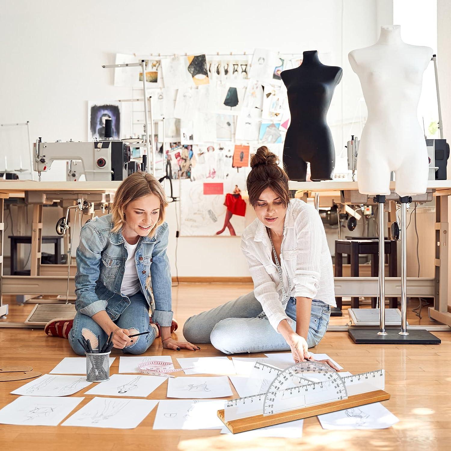 Wooden Quilting Ruler Rack Organizer with 5 Slots - Brown | Home ...