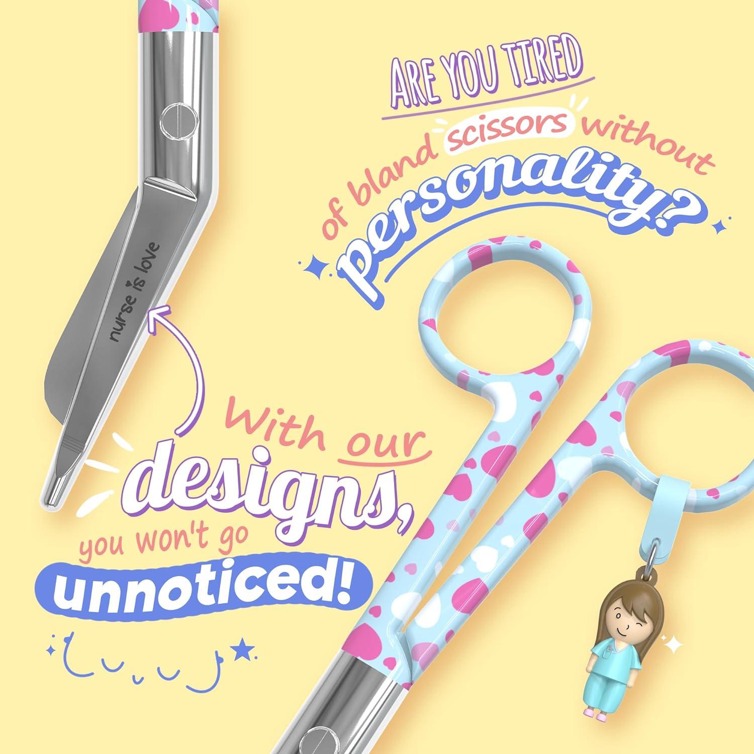 Nurse Love Nursing Scissors | Bandage Scissors for First Aid ...