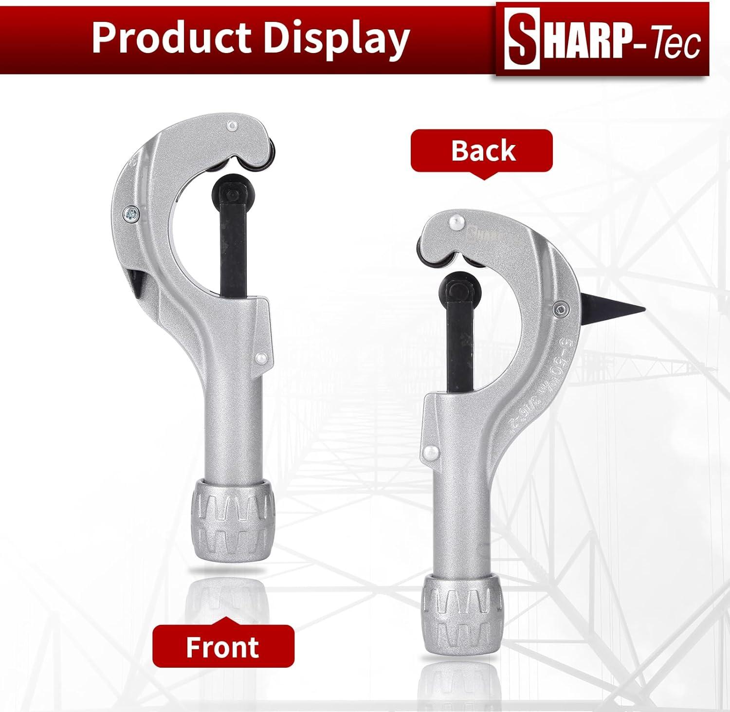 Sharp-tec Adjustable Pipe Cutter - 5-50mm Pipe Slice Tube Cutter with ...