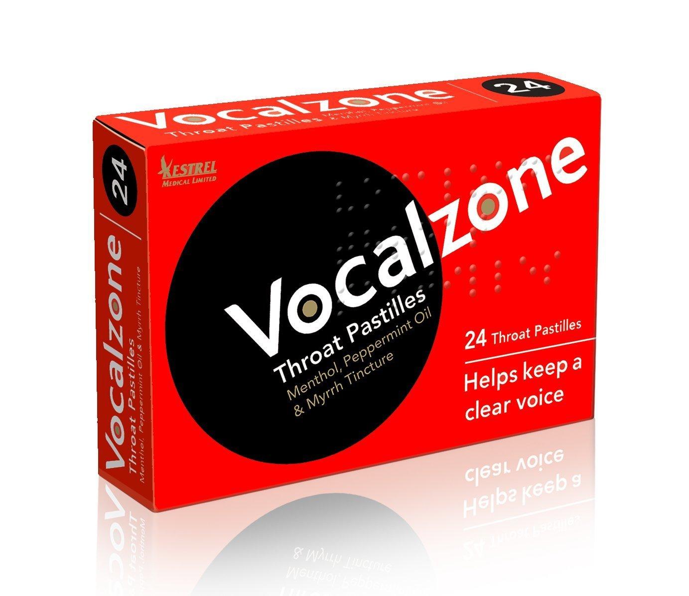 Vocalzone Pastilles - Natural Throat Relief for Singers and Speakers ...
