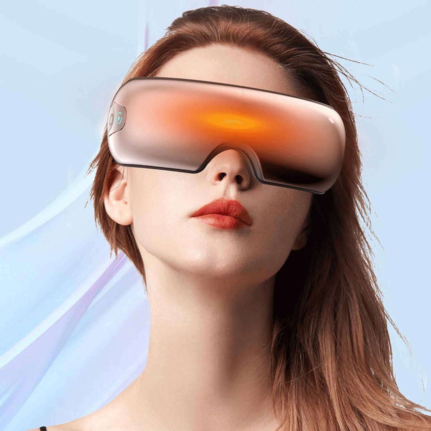 Shop Top Electrical Eye Massage Device | Heated Bluetooth Eye Warmer ...
