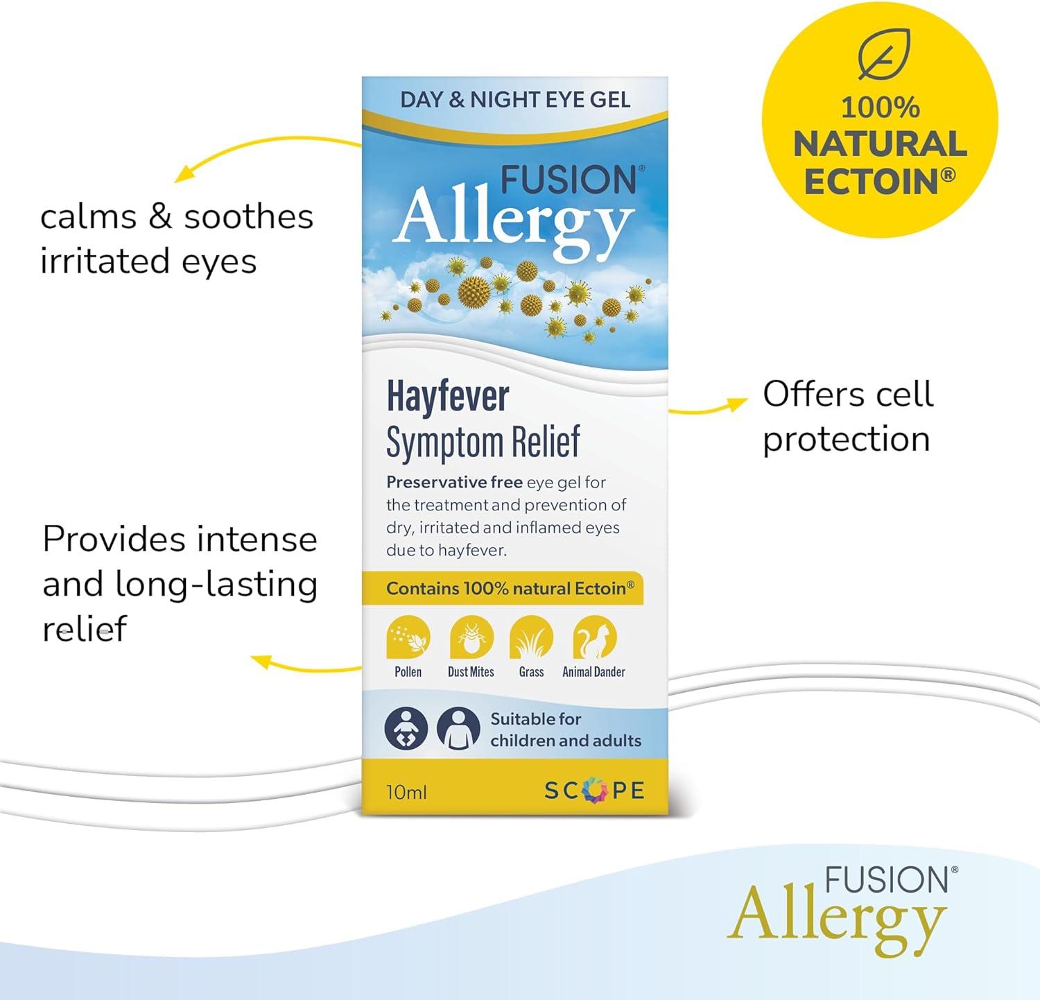 Fusion Allergy Day & Night Eye Gel | Drug-Free Allergy Relief for Dry ...