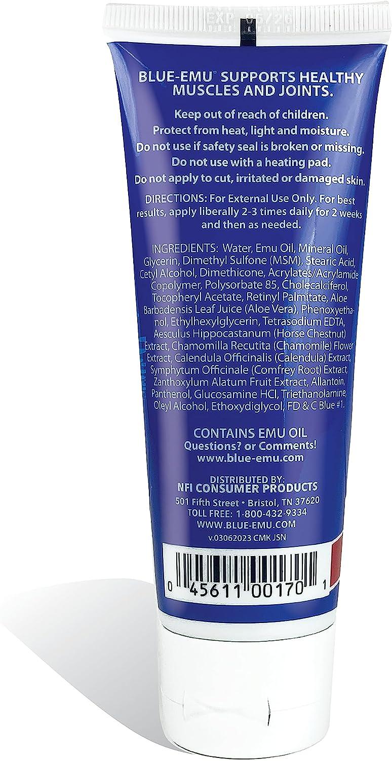 Blue Emu Original Super Strength Muscle and Joint Cream 3 oz - Travel ...