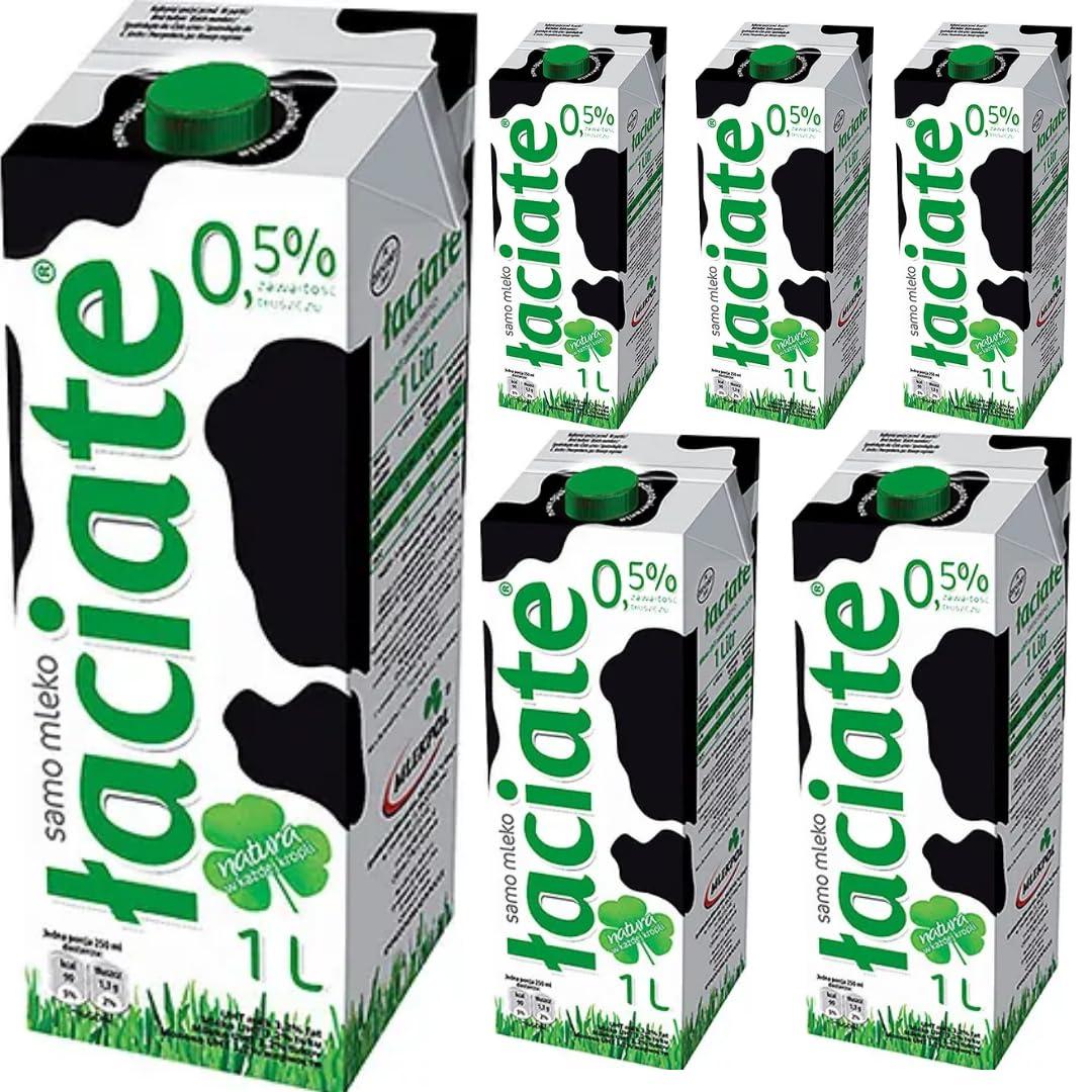 Laciate Green Milk 0.5% Fat UHT Milk 1000 Mililiter x 6 Boxes | Buy Now ...