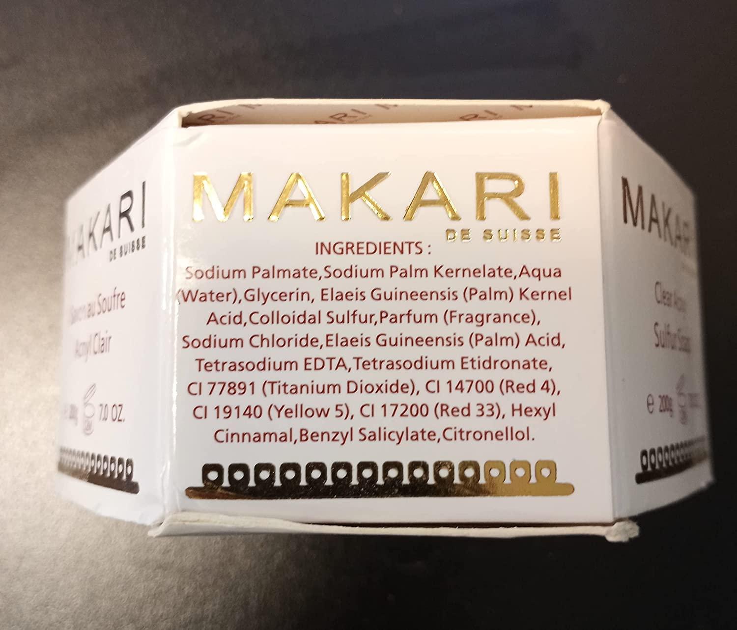 Makari Classic Acnyl Sulfur Soap 7 oz - Anti-Acne Bar Soap for Pimples ...