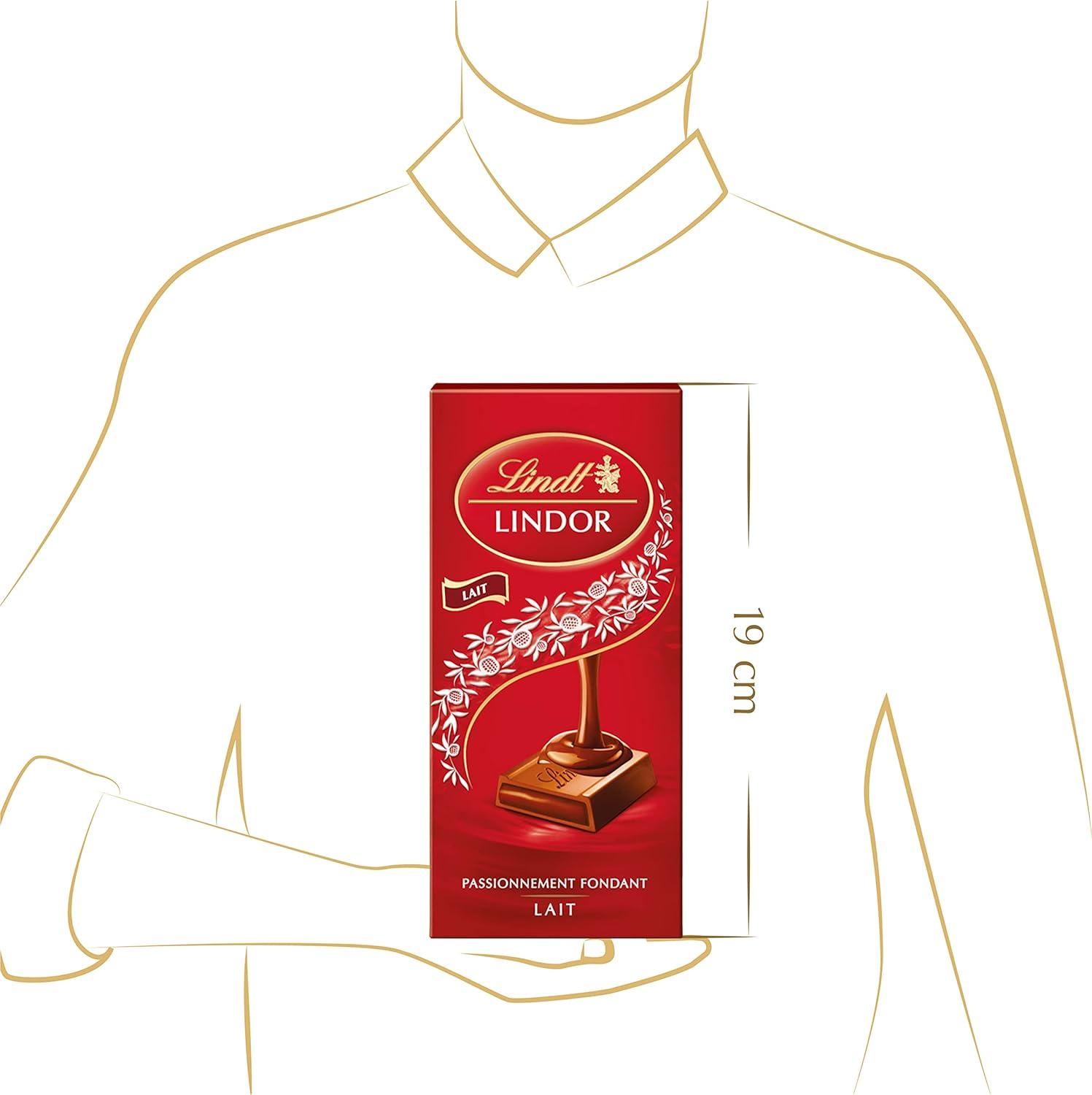 Lindt - LINDOR Tablet - Milk Chocolate - Soft Heart 150g | Buy Now with ...